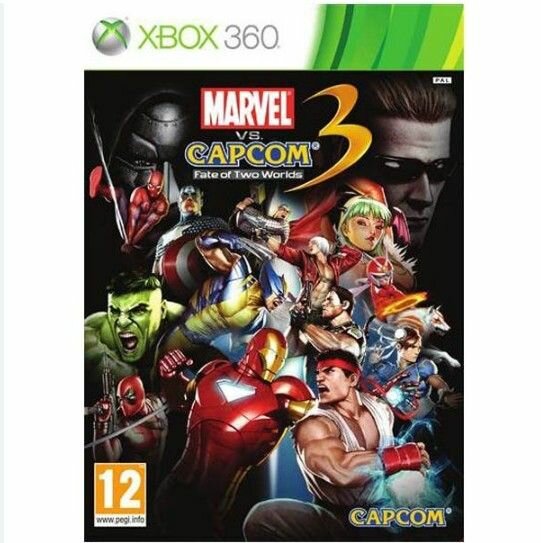 Marvel Vs Capcom 3 Fate Two Worlds Видеоигра на диске Xbox 360