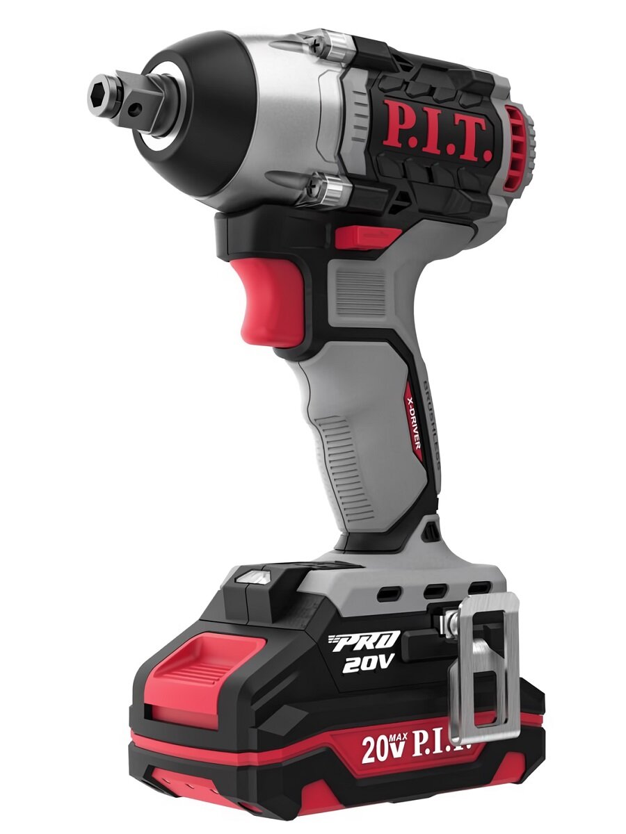 Аккумуляторный ударный винтоверт P.I.T. PSD20H-170A/1 (1 АКБ, ЗУ, кейс)