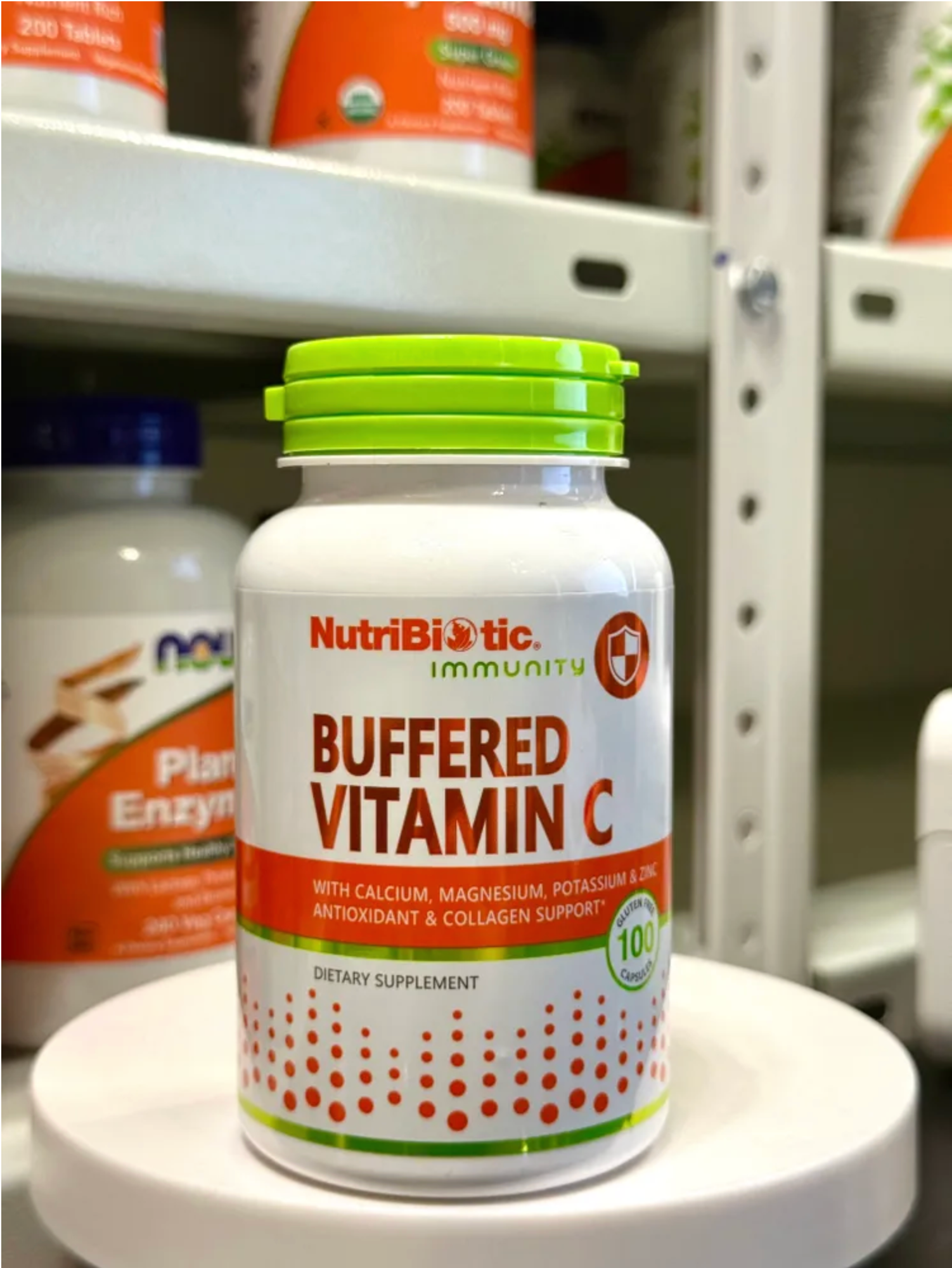 NutriBiotic Buffered Vitamin C - буферизованный витамин C 100 капсул