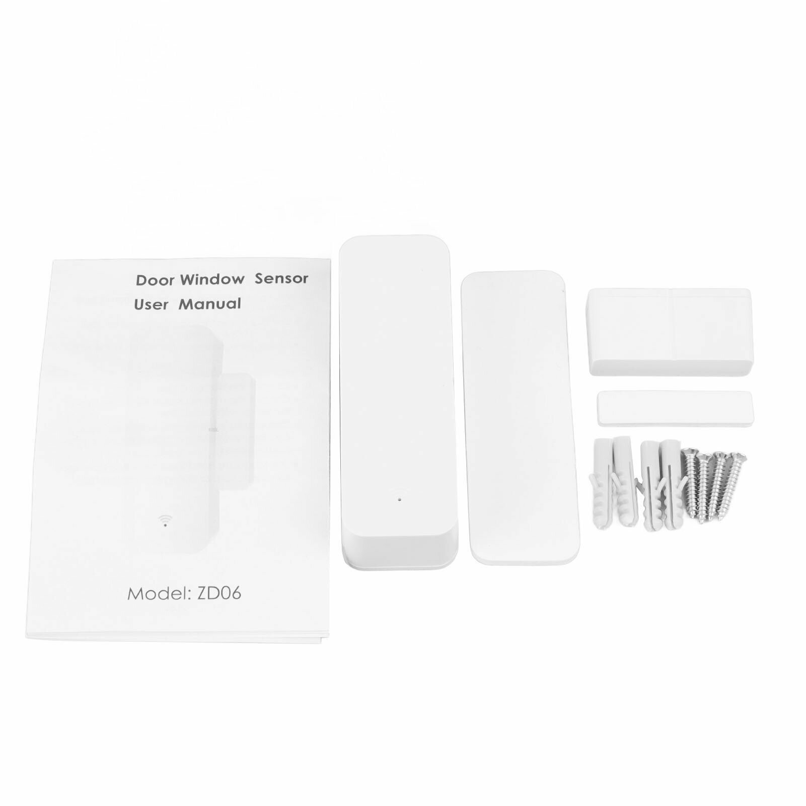 Wi-Fi датчик открытия двери/окна с сигнализацией в реальном времени и магнитным детектором открытия для домашней системы Tuya.