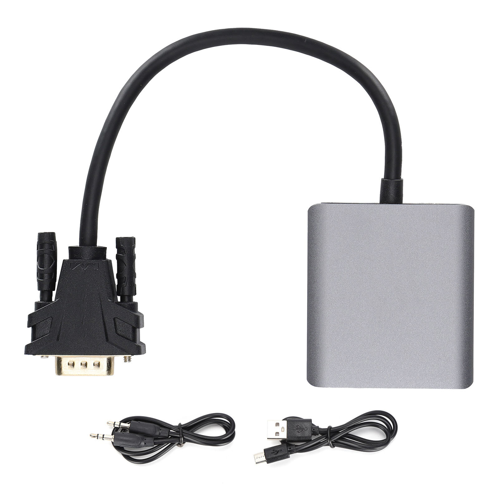 Конвертер VGA - HDMI Mindpure AD014, 1080P 60Hz, с аудиопортом, питание от порта