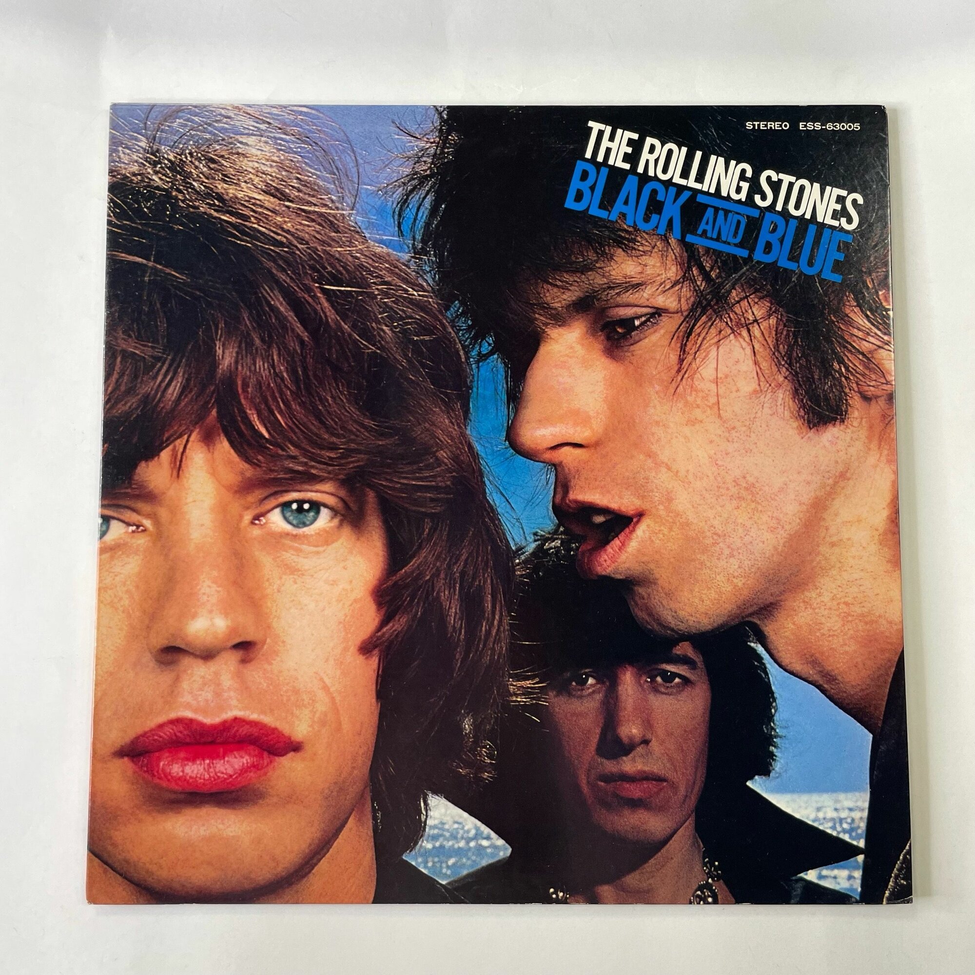 Винтажная виниловая пластинка LP The Rolling Stones Black And Blue (Япония 1979) (Без Оби)