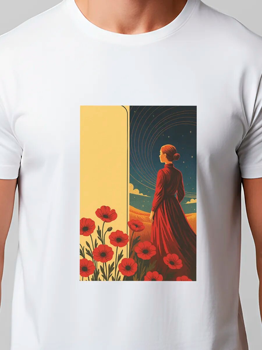 Футболка PRINTSHOT, 1 шт., размер 2XL, белый