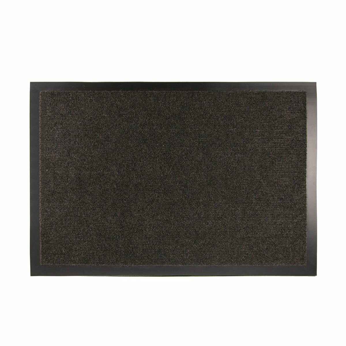 Коврик придверный SUNSTEP ребристый, влаговпитывающий, 40х60 см, коричневый