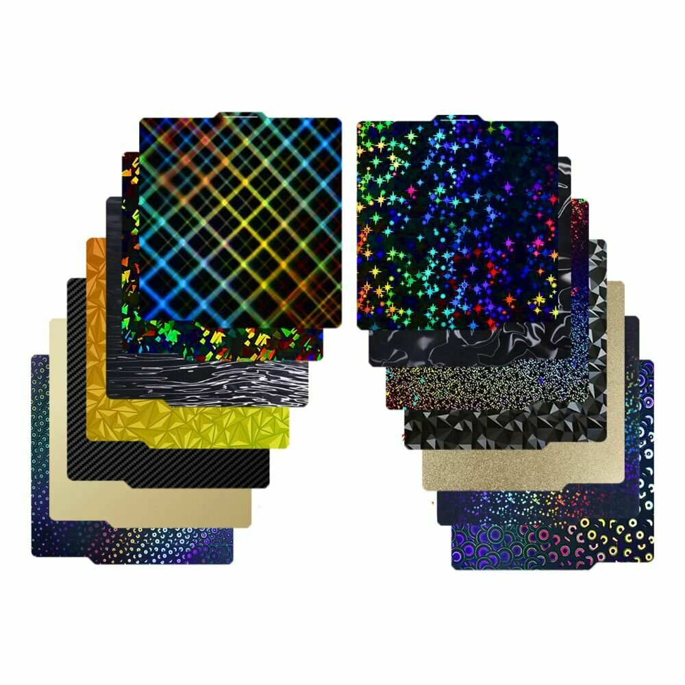 Рабочая платформа для 3D-принтера Bambu Lab A1 P1P P1S Smooth X1C из пружинной стали, двусторонняя, для 3D-печати на платформе Bambu Bamboo X1 Carbon Plate.