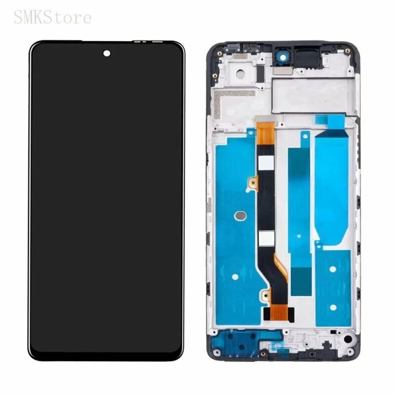 Дисплей(экран) для Tecno Pova 6 Neo LI6(текно пова 6 нео) в сборе с тачскрином рамкой