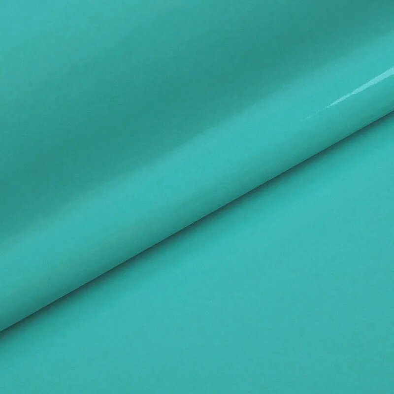 Искусственная лакированная кожа, розовый, 1 метр No. 85 aqua green