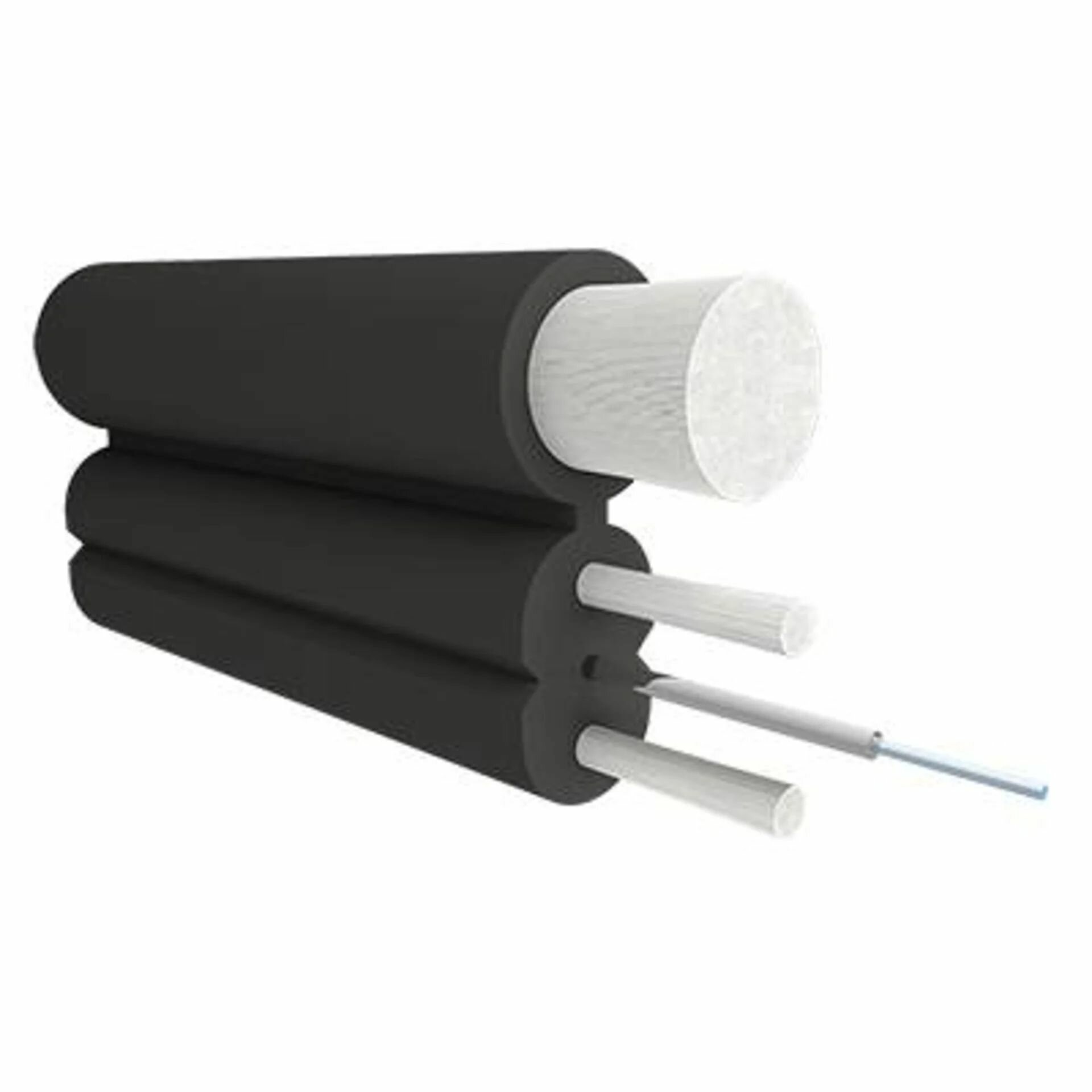 Кабель оптический Alpha Mile Flex FTTx, с дополнительным несущим элементом (FRP 1.8 мм), 01 волокно