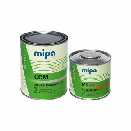 Mipa Лак матовый 2K HS Klarlack matt CCM 1л + отв. 0,5