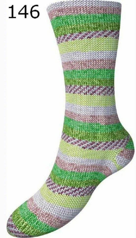 Пряжа #93049-99/146 Grassgrun Fortissima Cotton Stretch 4-Fach Weekend 100 г 460 м Austermann