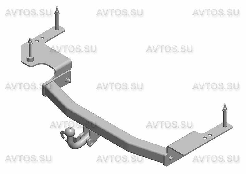 Фаркоп для Toyota Land Cruiser 200 2007-2021, Lexus LX 2007-2022 Тип шара: A. Нагрузки: 1500/75 кг, TY 28