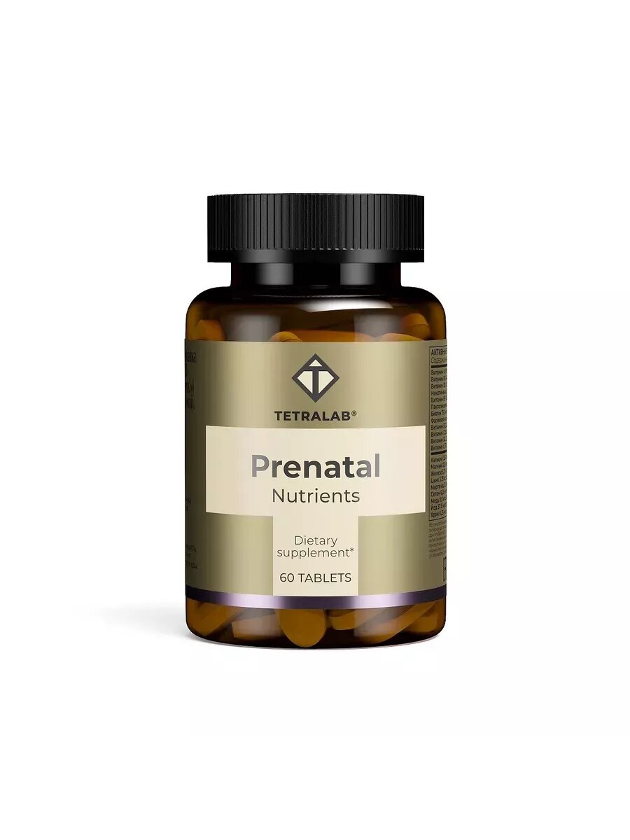 Tetralab пренатал 60 шт. таблетки, покрытые оболочкой массой
