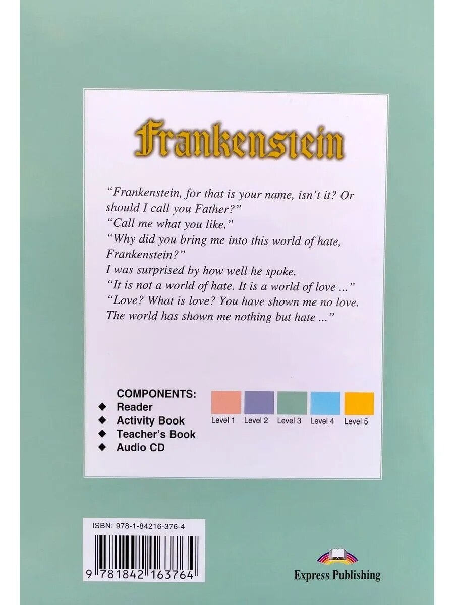 Graded Reader Level 3 Frankenstein with Activity Book | Уровень В1. — фото 1