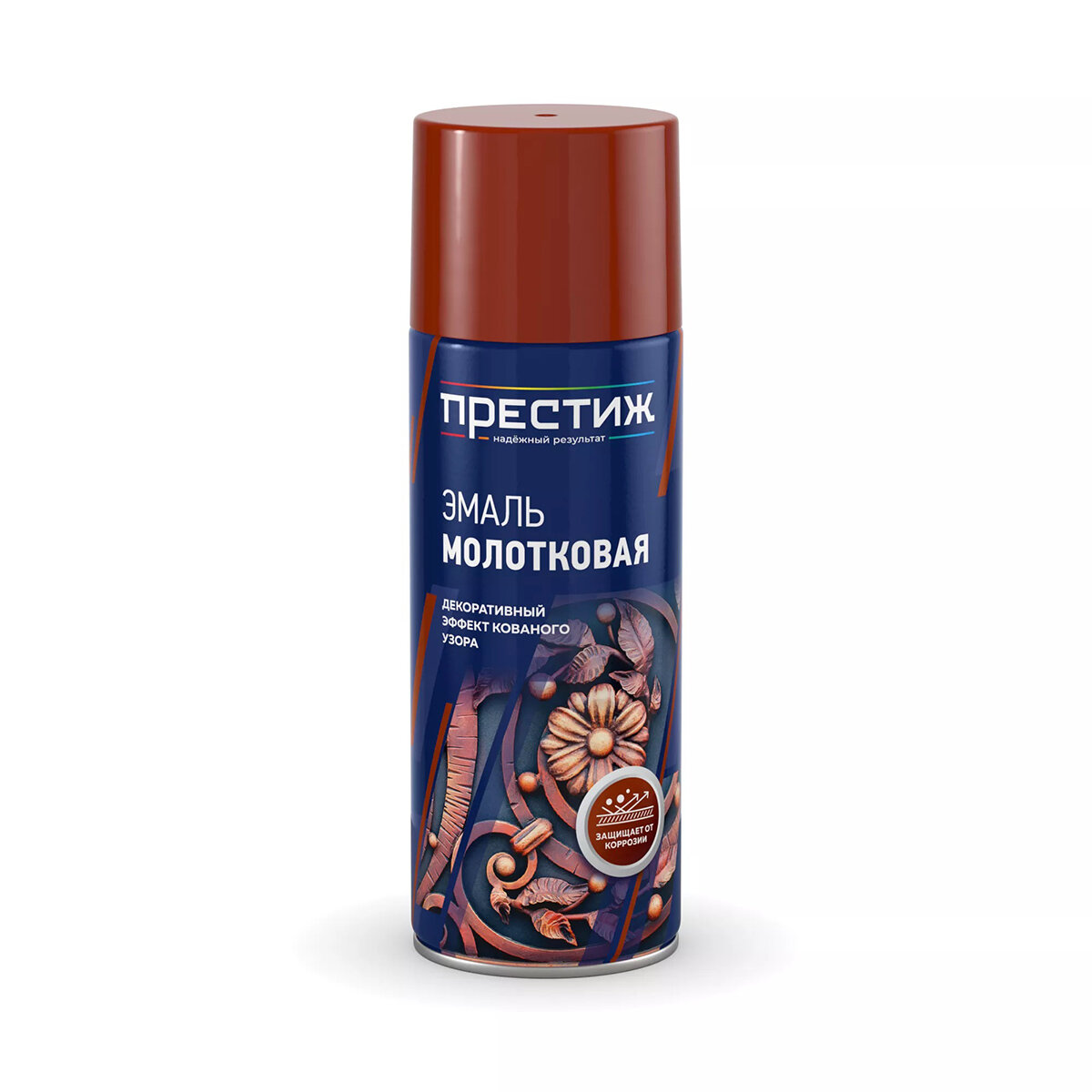 Аэрозольная краска молотковая Престиж, 520 мл, золотистая