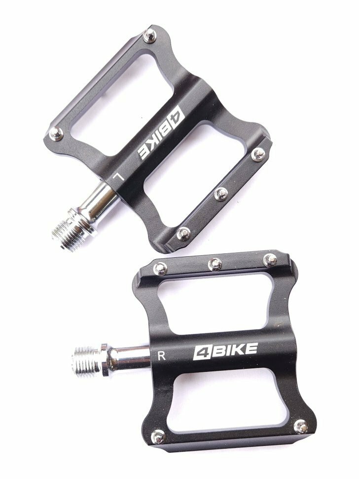 Педали 4BIKE K349 промподшипники, Ось Cr-Mo, 255г пара облегченные
