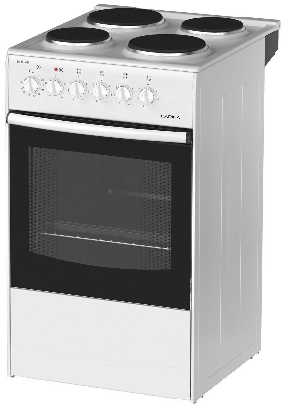 Электрическая плита DARINA S EM 341 404, 4 конфорки, духовка, ящик для посуды