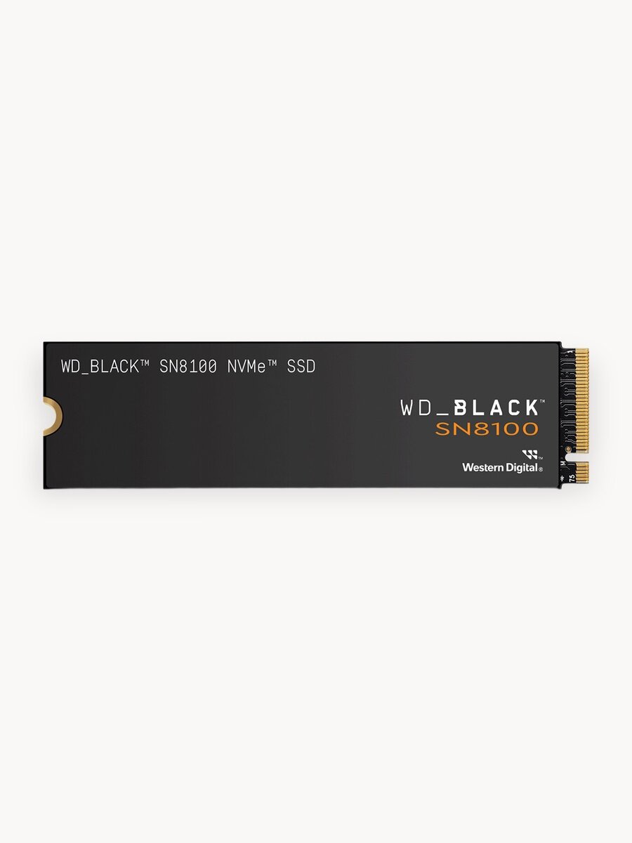 Внутренние твердотельные накопители (SSD) Western Digital Black SN8100 2TB M.2 2280 NVMe PCIe 5.0 14900MB/s14000MB/s