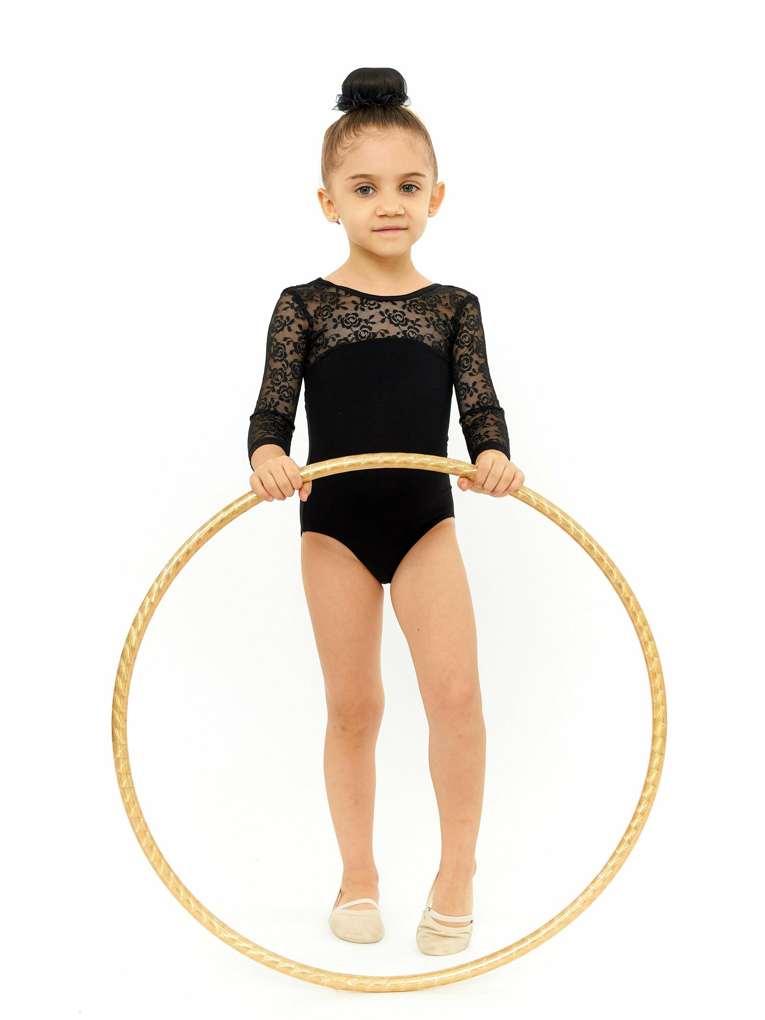 Обруч гимнастический профессиональный в обмотке Indigo 75 см.