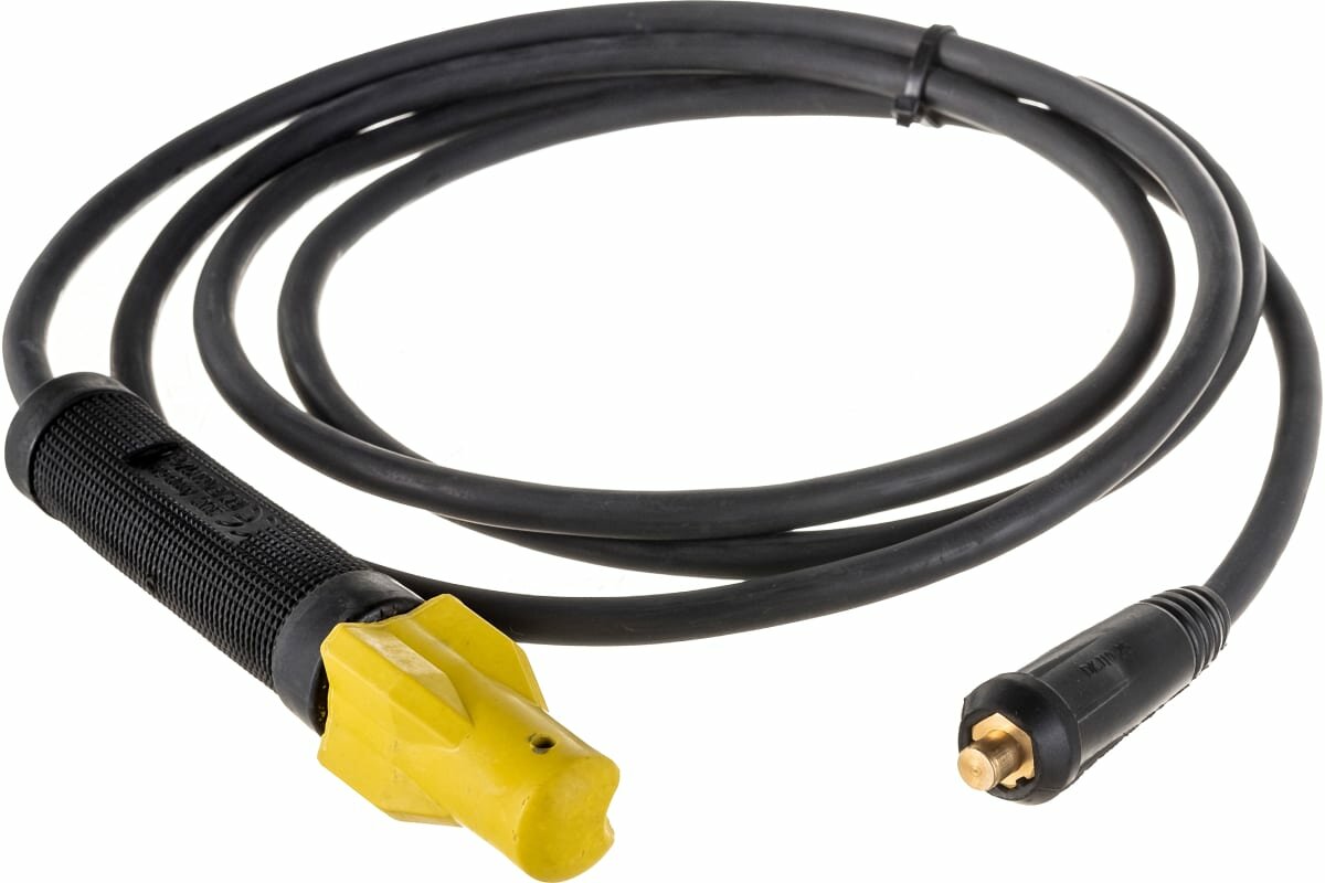 Gigant G-827 Электрододержатель с кабелемК16, 3 м, 300 А, DX25, медь, 16 мм² для сварки