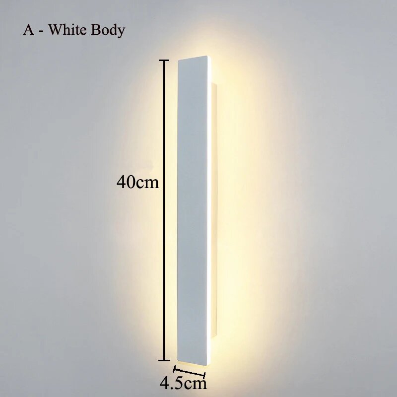 Настенный светильник LED 40см, Белый, 3000K