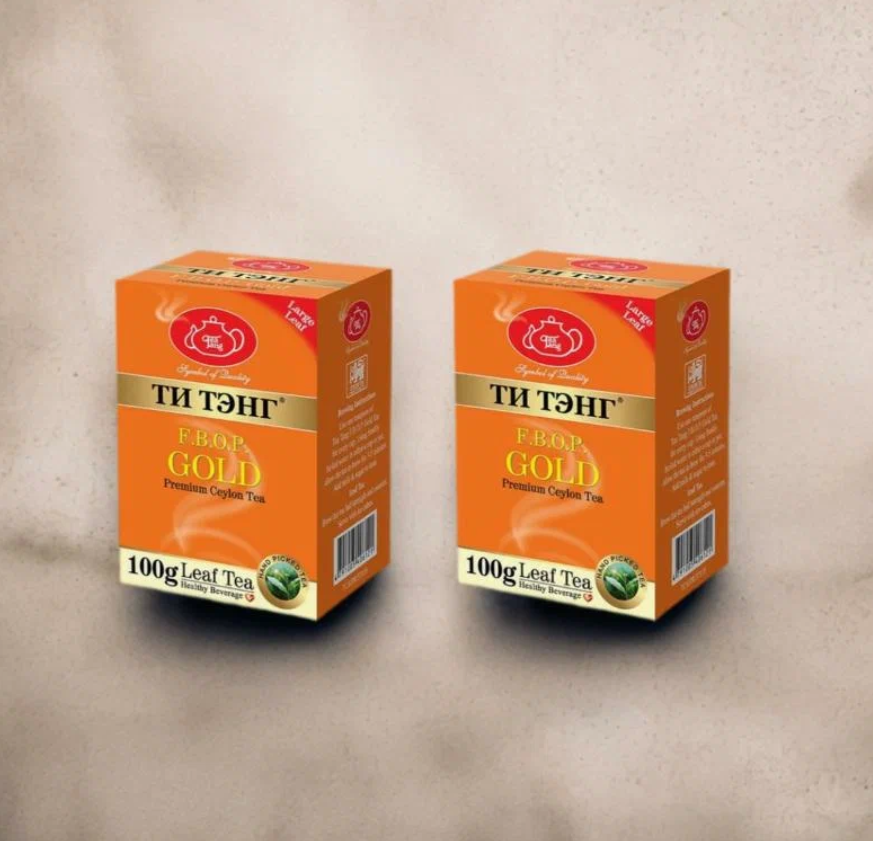 Чай черный Ти Тэнг Голд 100 грамм 2 штуки