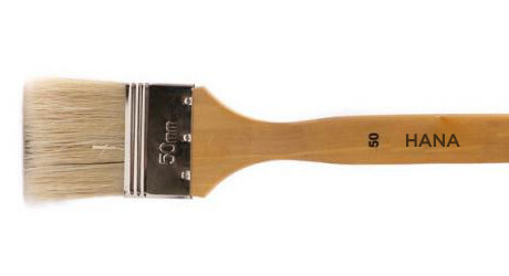 HANA Кисть щетина флейц №50 для универсального