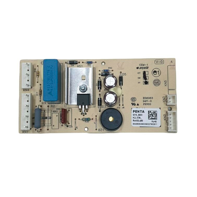 Электронный модуль управления (силовая плата) для холодильника Beko 4360623900