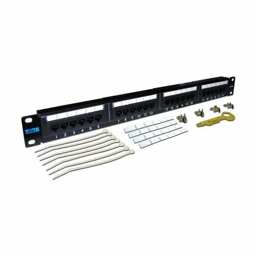Патч-панель Lanmaster (TWT-PP48UTP/6) 19" 2U 48xRJ45 кат.6 UTP