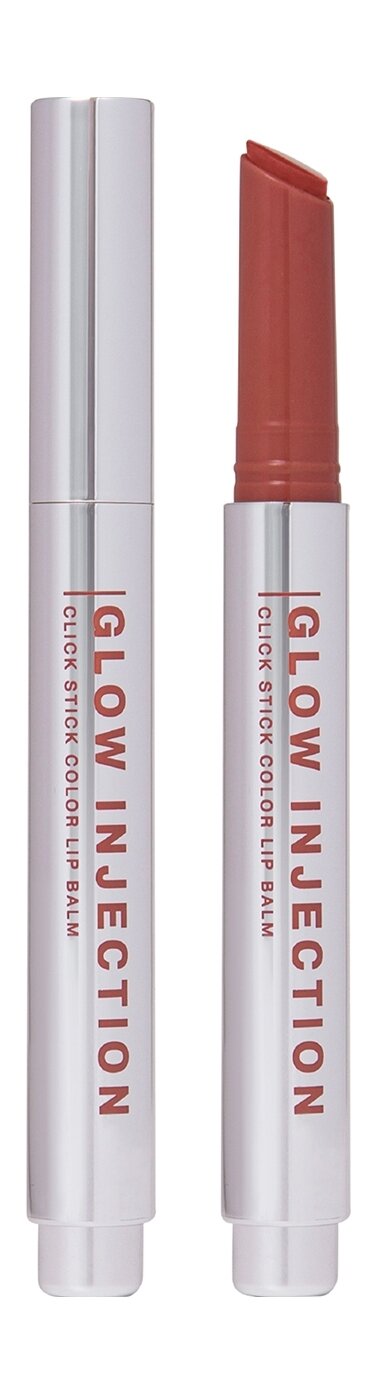 INFLUENCE BEAUTY Бальзам-стик для губ Glow Injection увлажняющий восстанавливающий, 2 г, 12 коралловый