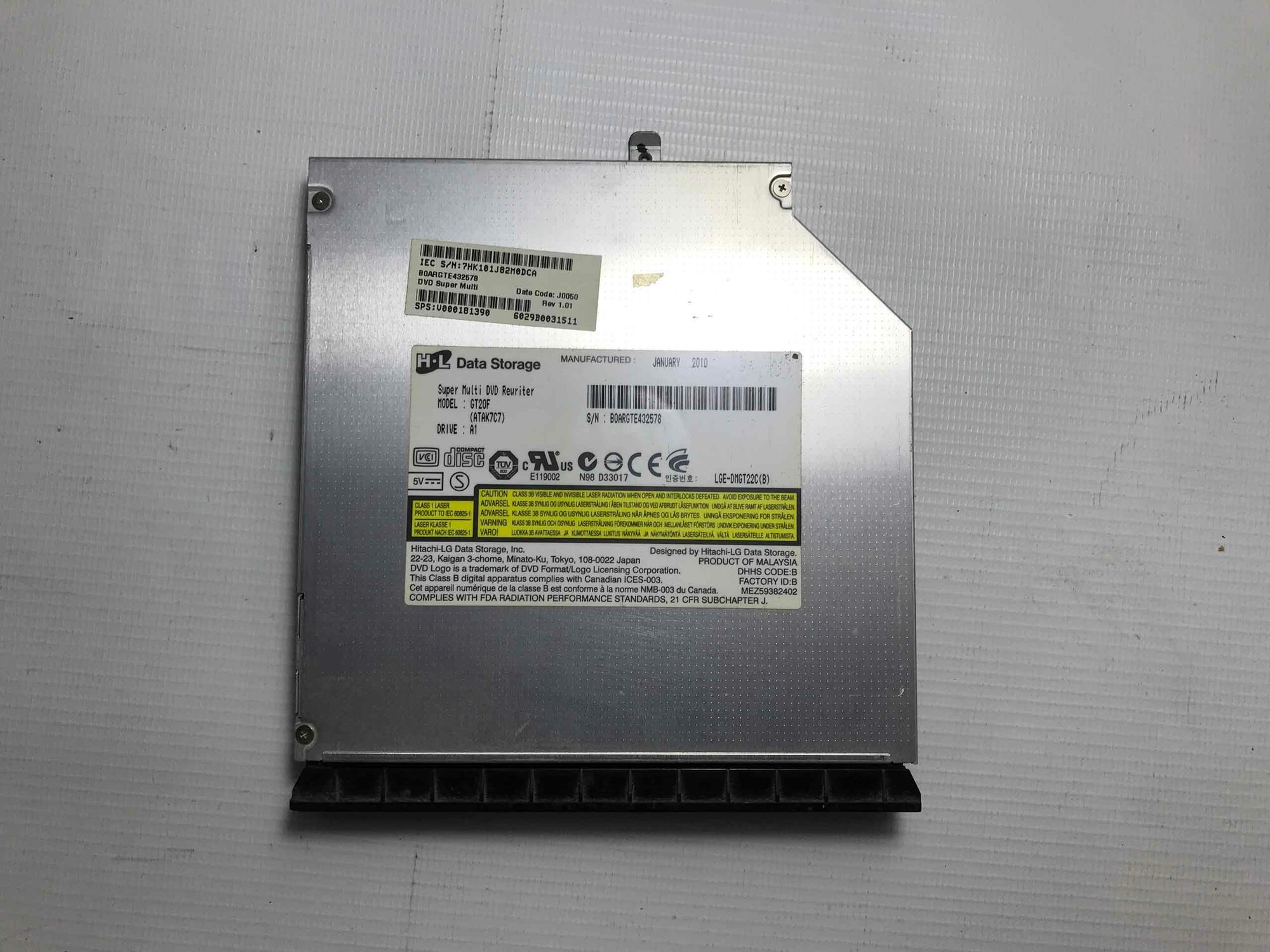 Привод DVD+RW для TOSHIBA L505D GT20F