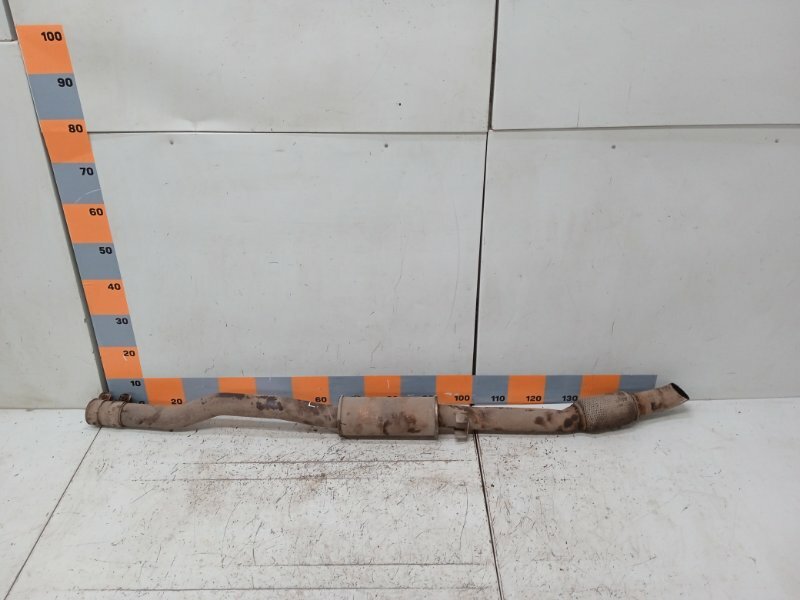 Б/У Ауди А8, S8 Приемная труба глушителя Audi A8 2006 D3, 4E2 Лев. 219807 VAG арт. 4E0253211E