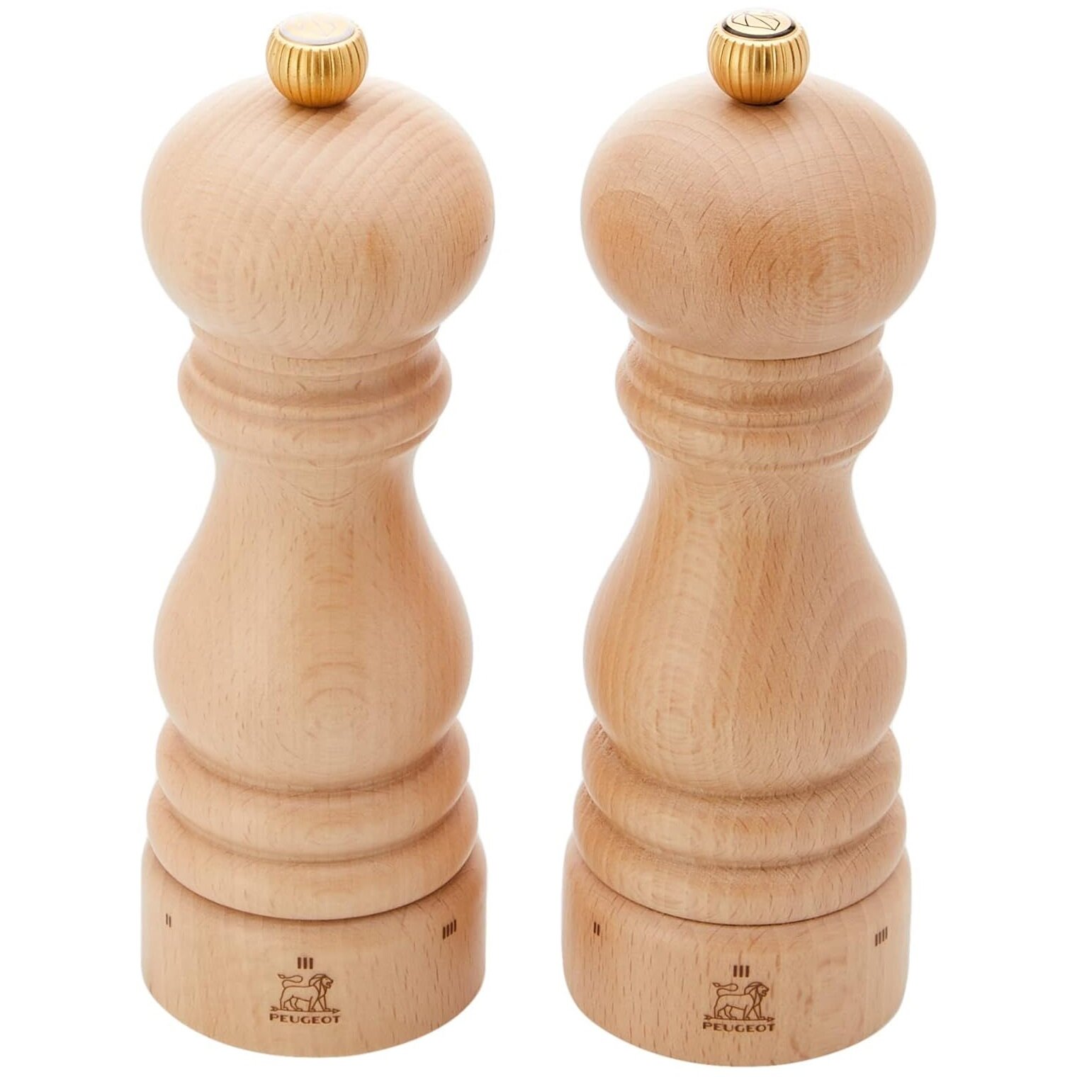 Набор мельниц Peugeot Paris u'Select Duo de moulins à poivre et à sel manuels en bois naturel 2/23386