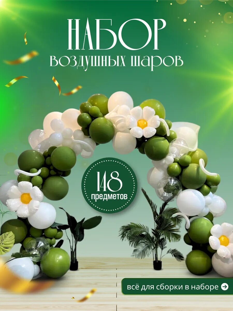 Воздушные шары на День рождения Фотозона