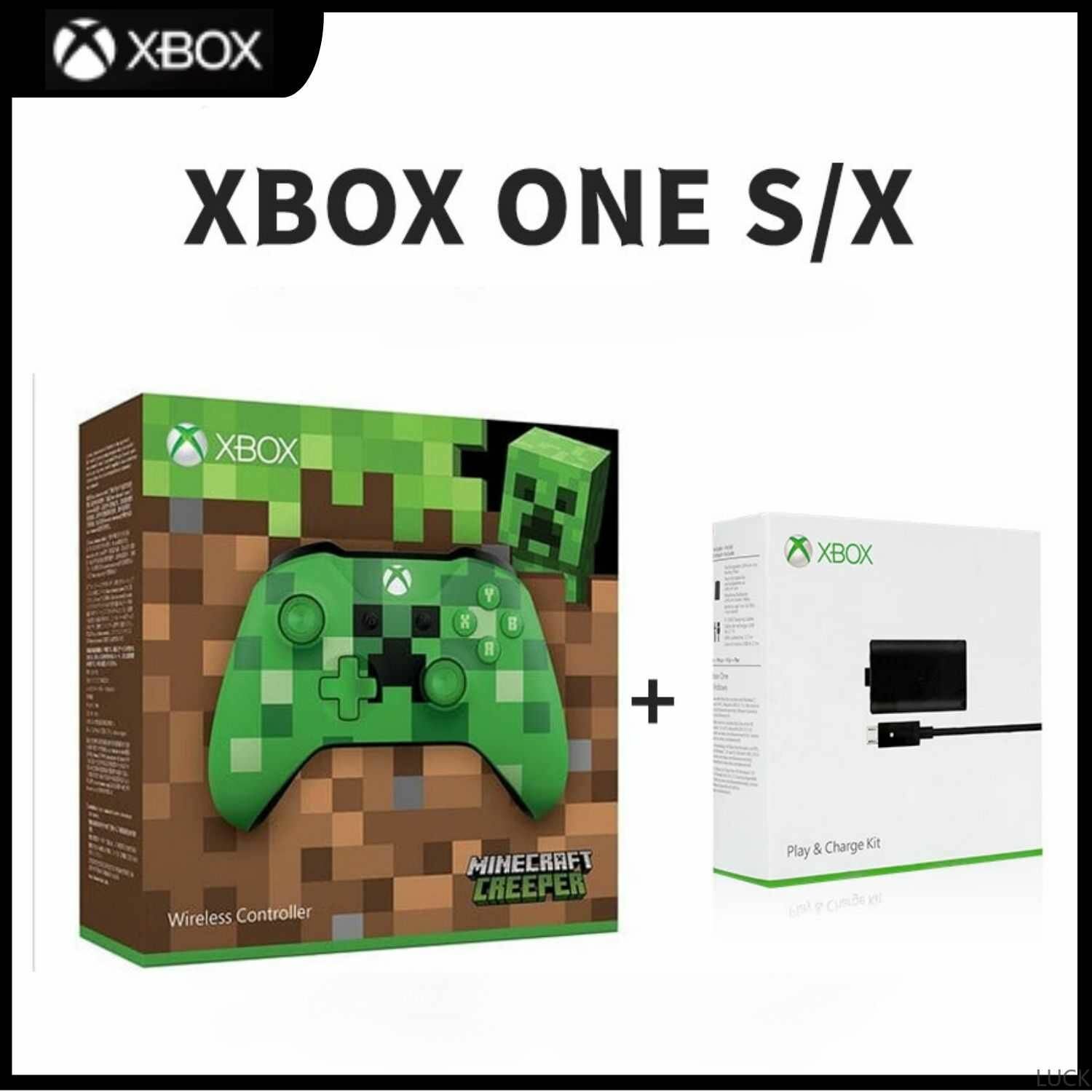 Геймпад Microsoft Xbox One беспроводной Minecraft Creeper