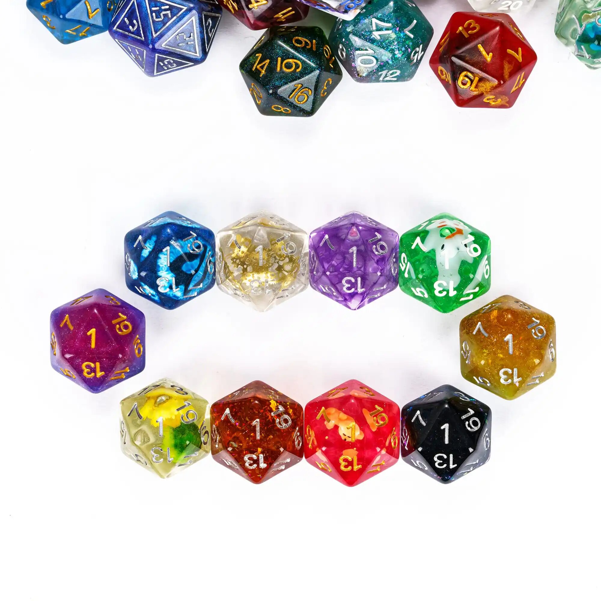 Набор кубиков DND, 7 шт, цвет Random D20