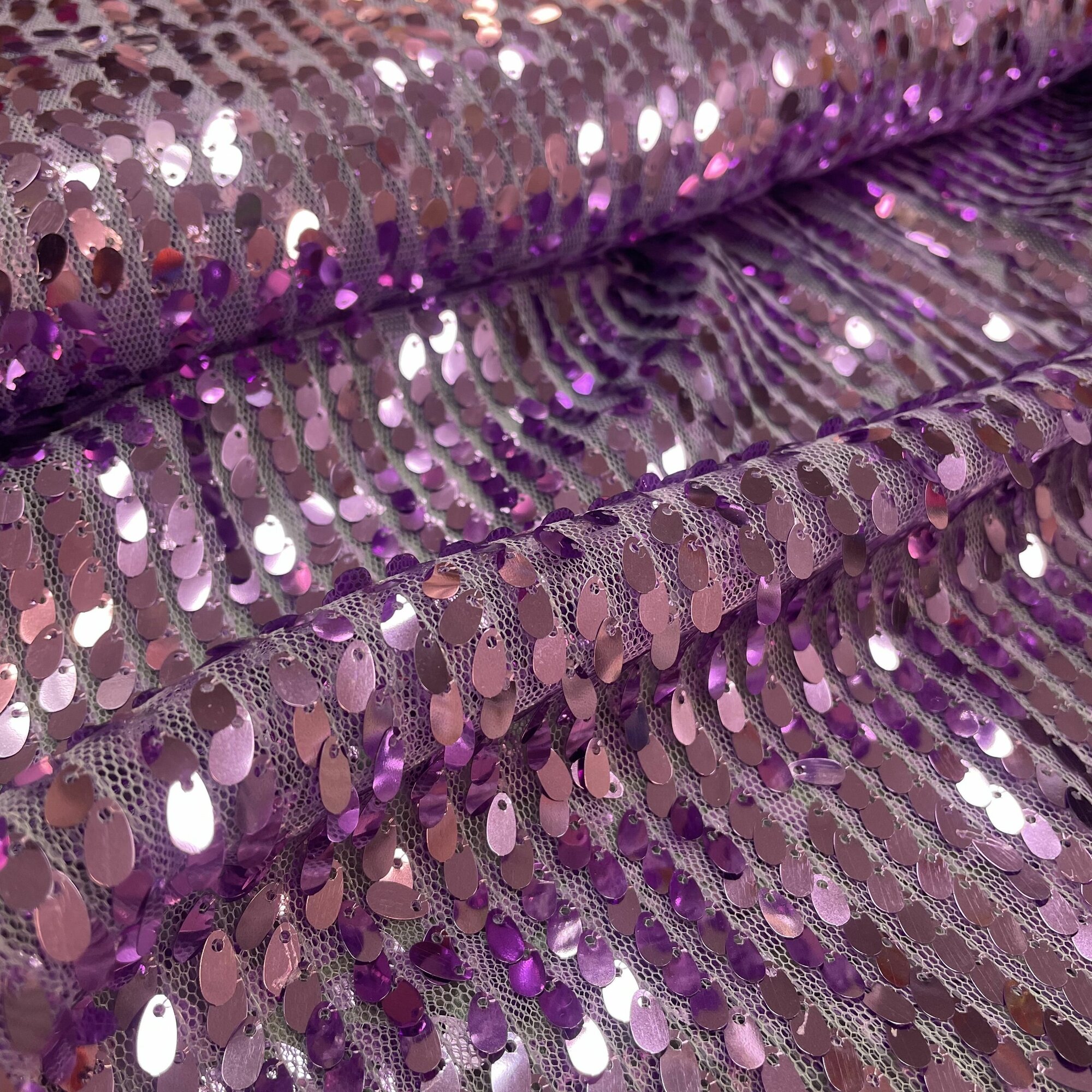 Ткань для шитья Сетка + пайетки 100 см *125 см