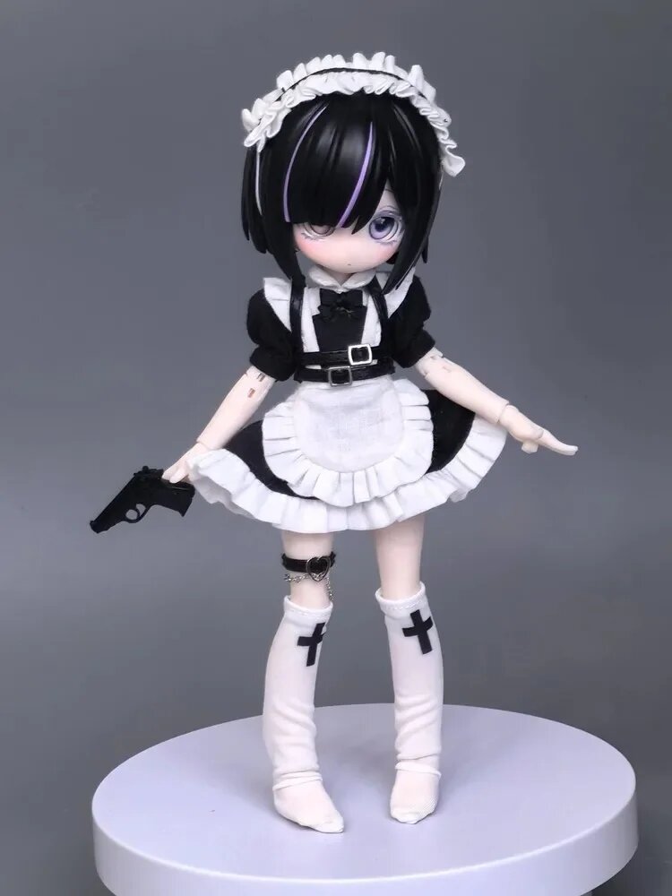 Фигурка Bjd Maid Черный, только одежда