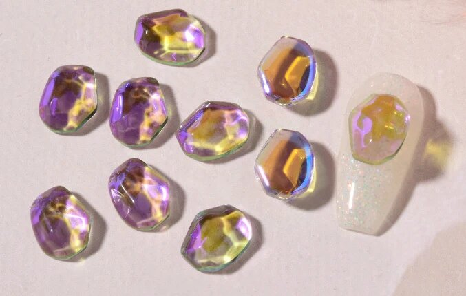 20 шт. Шармы для ногтей OAKRGB Аврора 20pcs stone