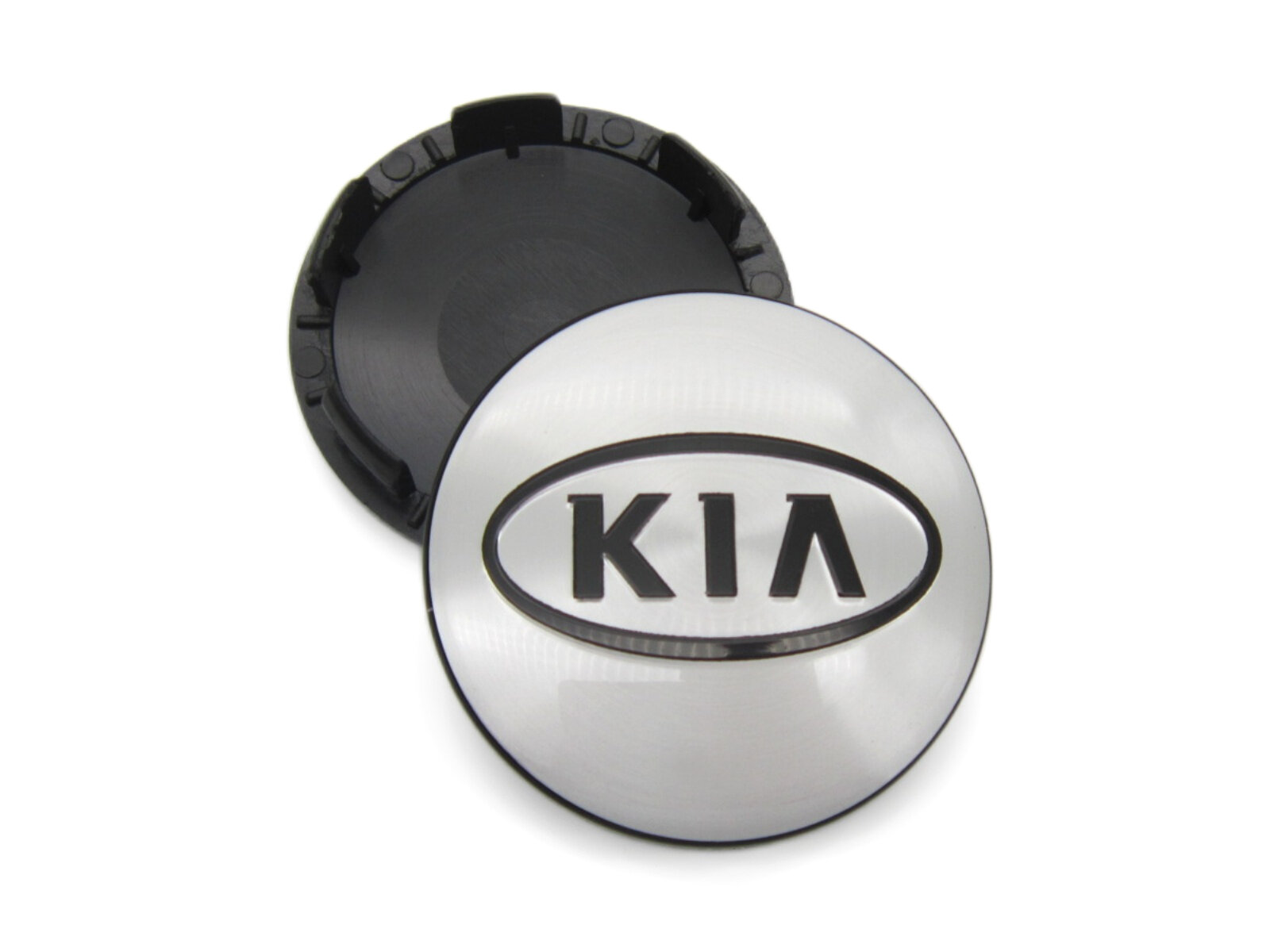 Колпачок, заглушка для литого диска КиК Киа хром 62/55/10, 1 шт.
