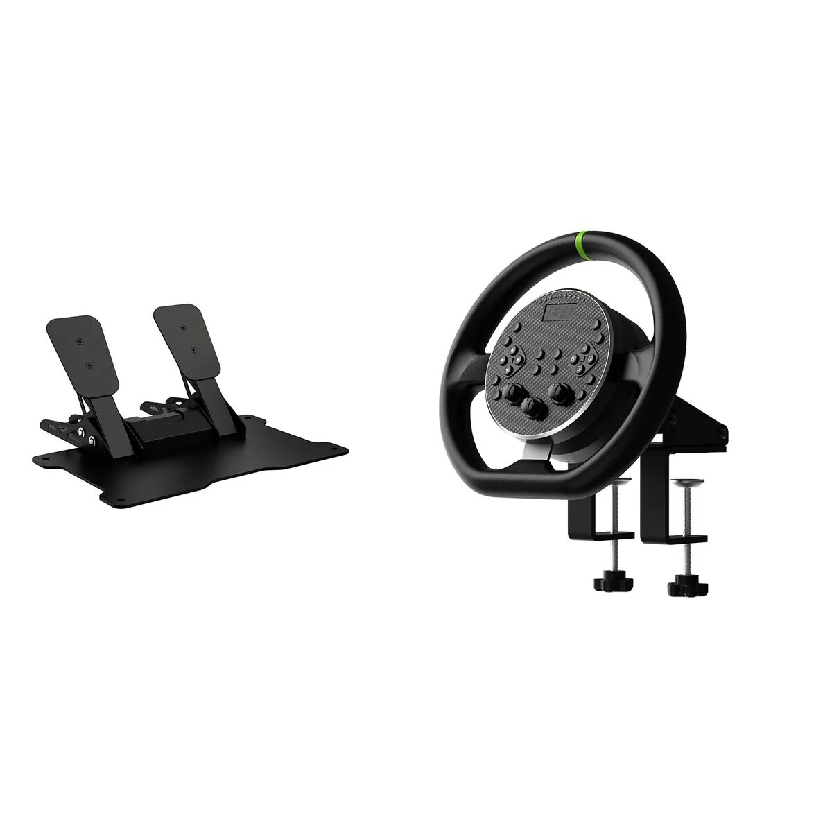 Игровой руль CAMMUS C5 (база + руль + педали + настольная подставка) Гоночный симулятор - комплект из 3 частей