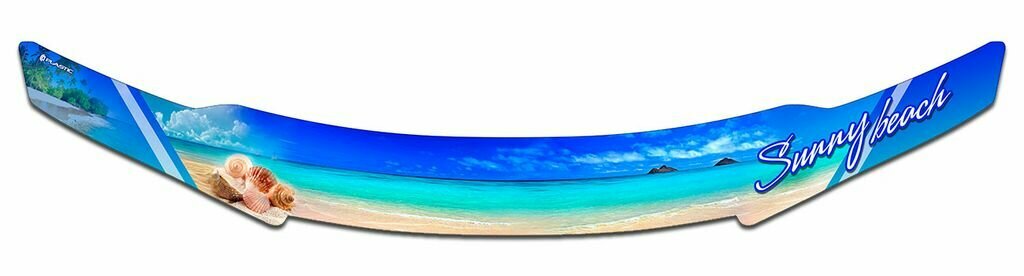 Дефлектор капота Серия "Полноцвет" Коллекция вариация 11 Nissan Note Год выпуска 2010-2014