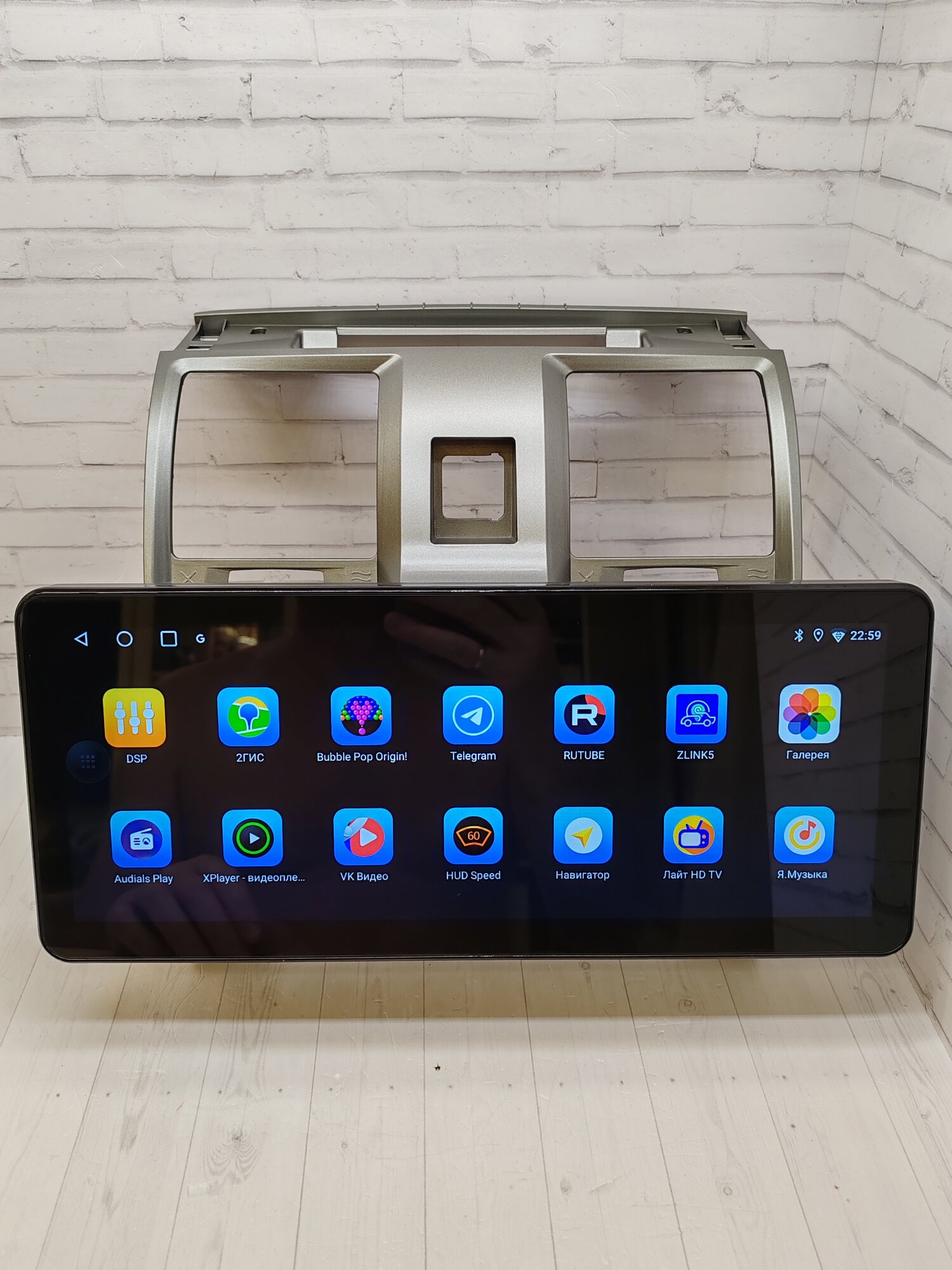 Магнитола андроид, QLED экран 12,3', CarPlay, Android-Auto, WiFi, GPS, USB, Блютус, для УАЗ Патриот (UAZ Patriot) 2012-2016