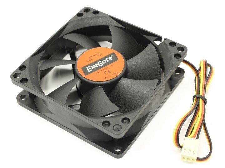 Вентилятор для корпуса Exegate Mirage 80x80x25 S ( EX166174RUS )