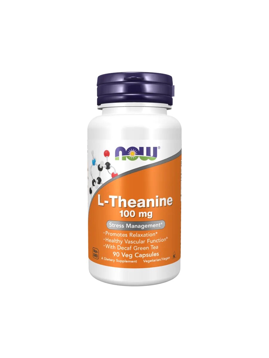 L-Theanine, Теанин 100 мг 90 капсул