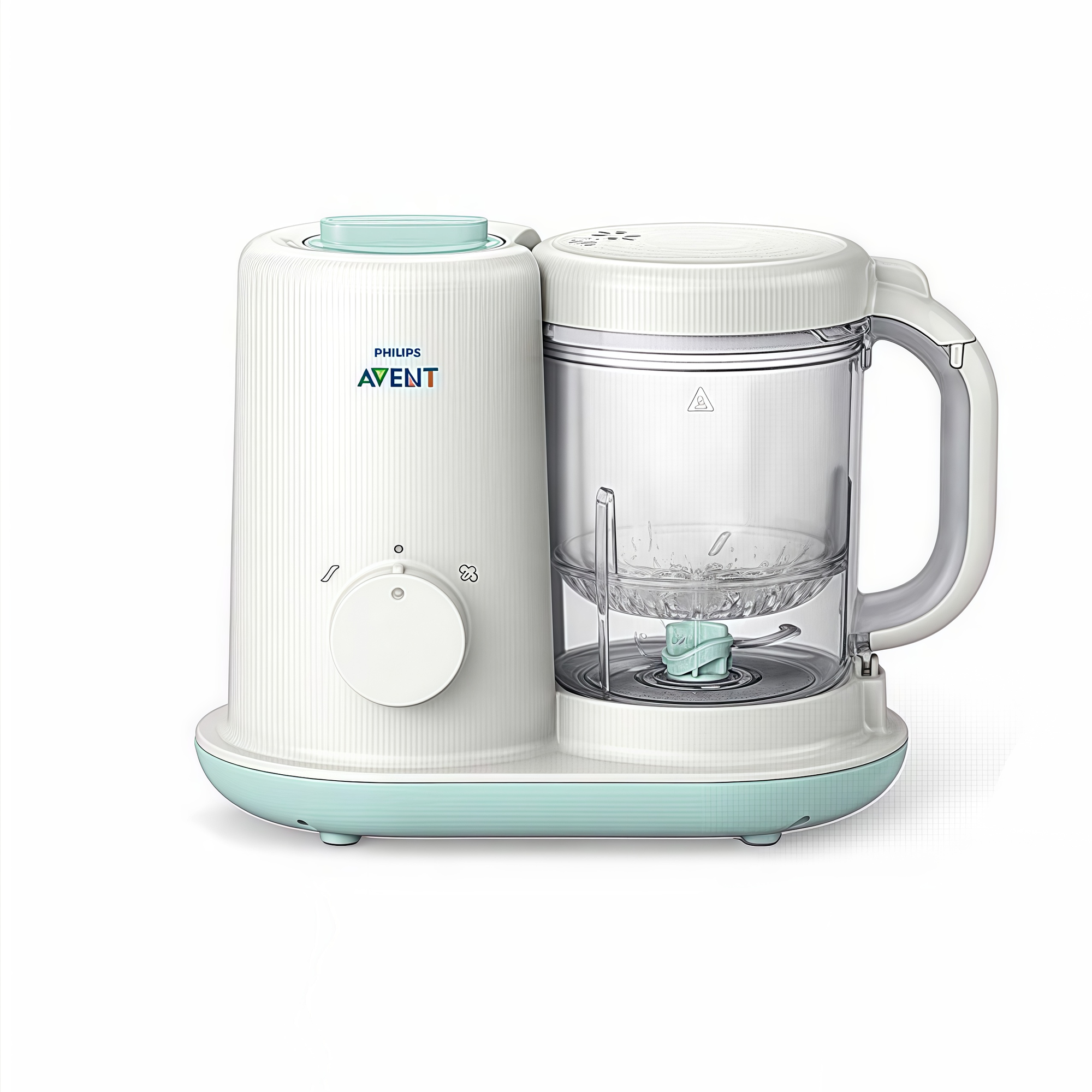 Блендер-пароварка, мощность 300Вт, механическое управление, белый