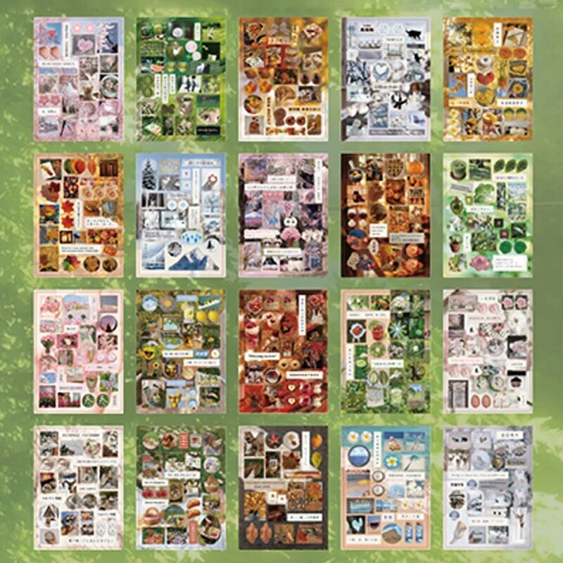 Наклейки Mr.Paper, 20 листов, цвет 2