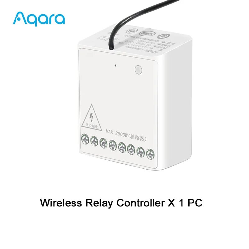 Aqara Двухканальный беспроводной релейный переключатель