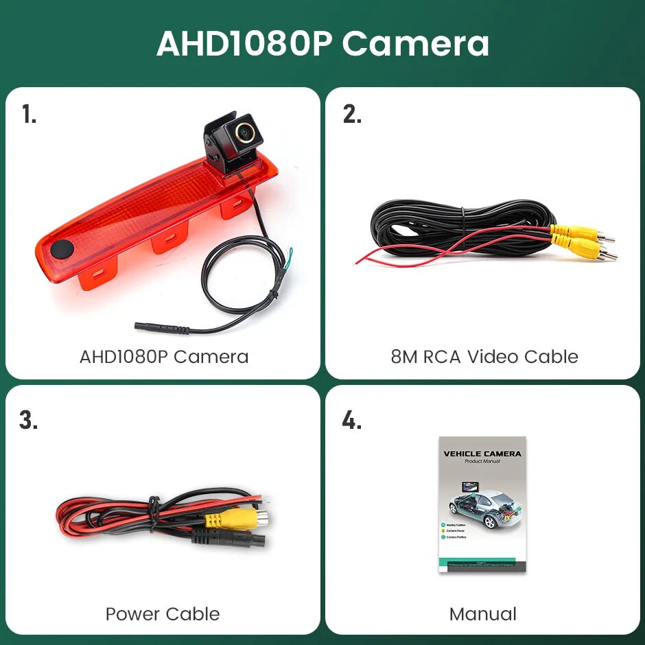 AHD 1080P камера заднего вида стоп-сигнал GAHD-1080P-175deg