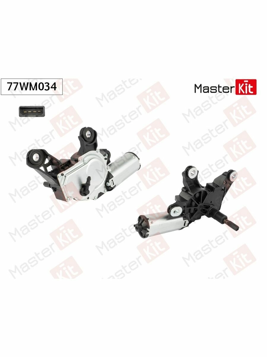 Мотор стеклоочистителя для а/м VW Multivan, Transporter / Фольксваген Мультивен, Транспортер, MASTERKIT 77WM034