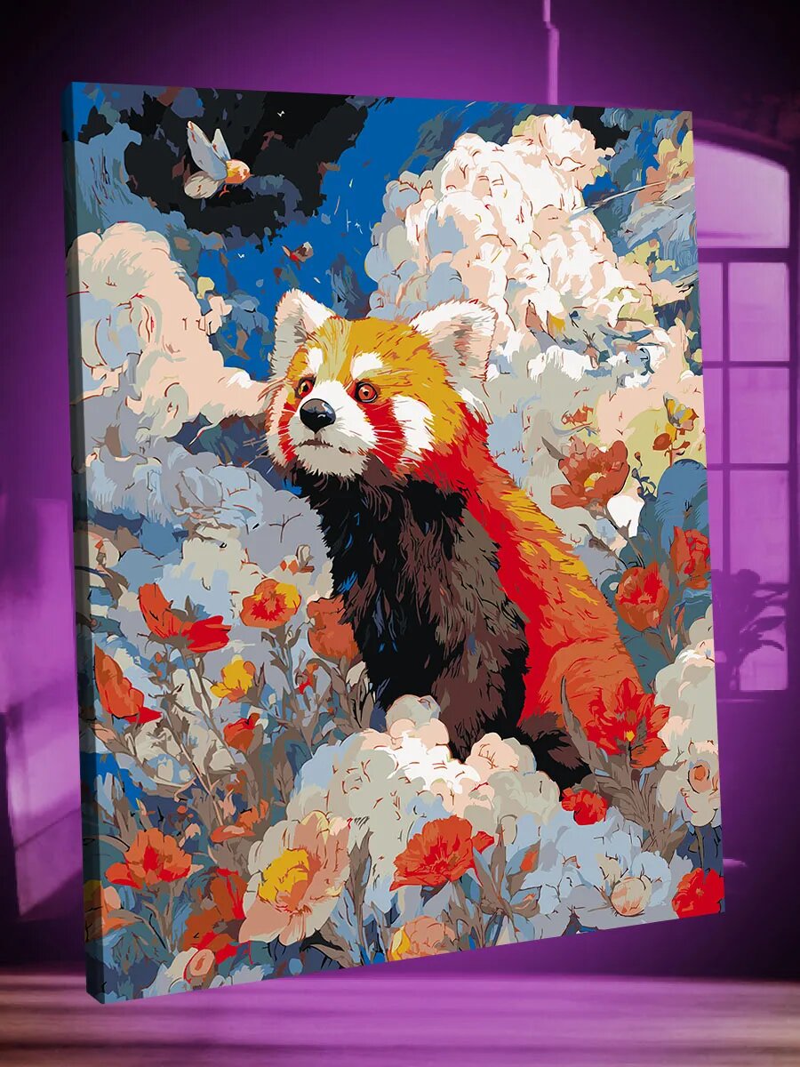 Картина по номерам Панда